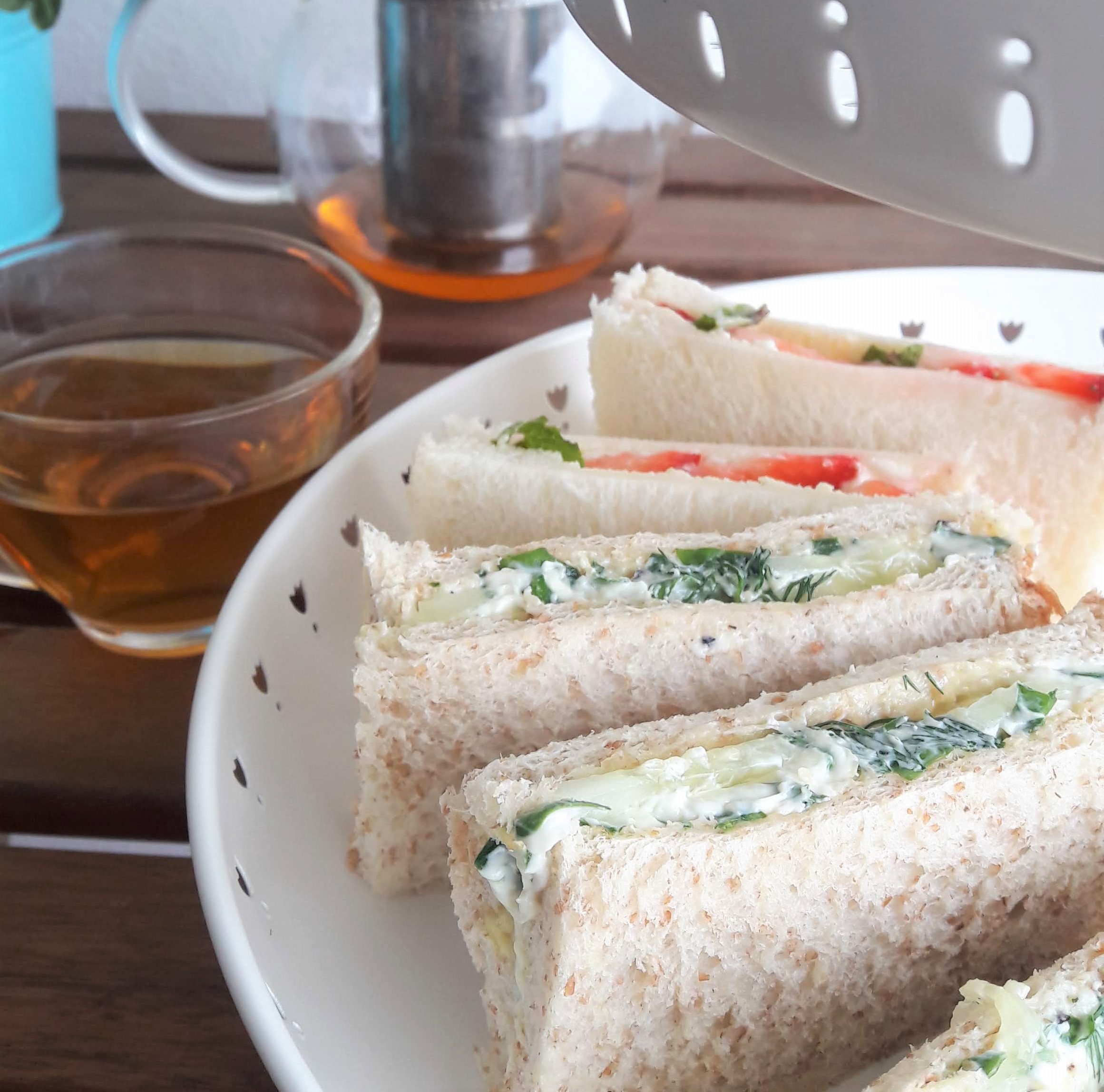 English Afternoon Tea Sandwiches: Cucumber and Dill Sandwich – It's all ...