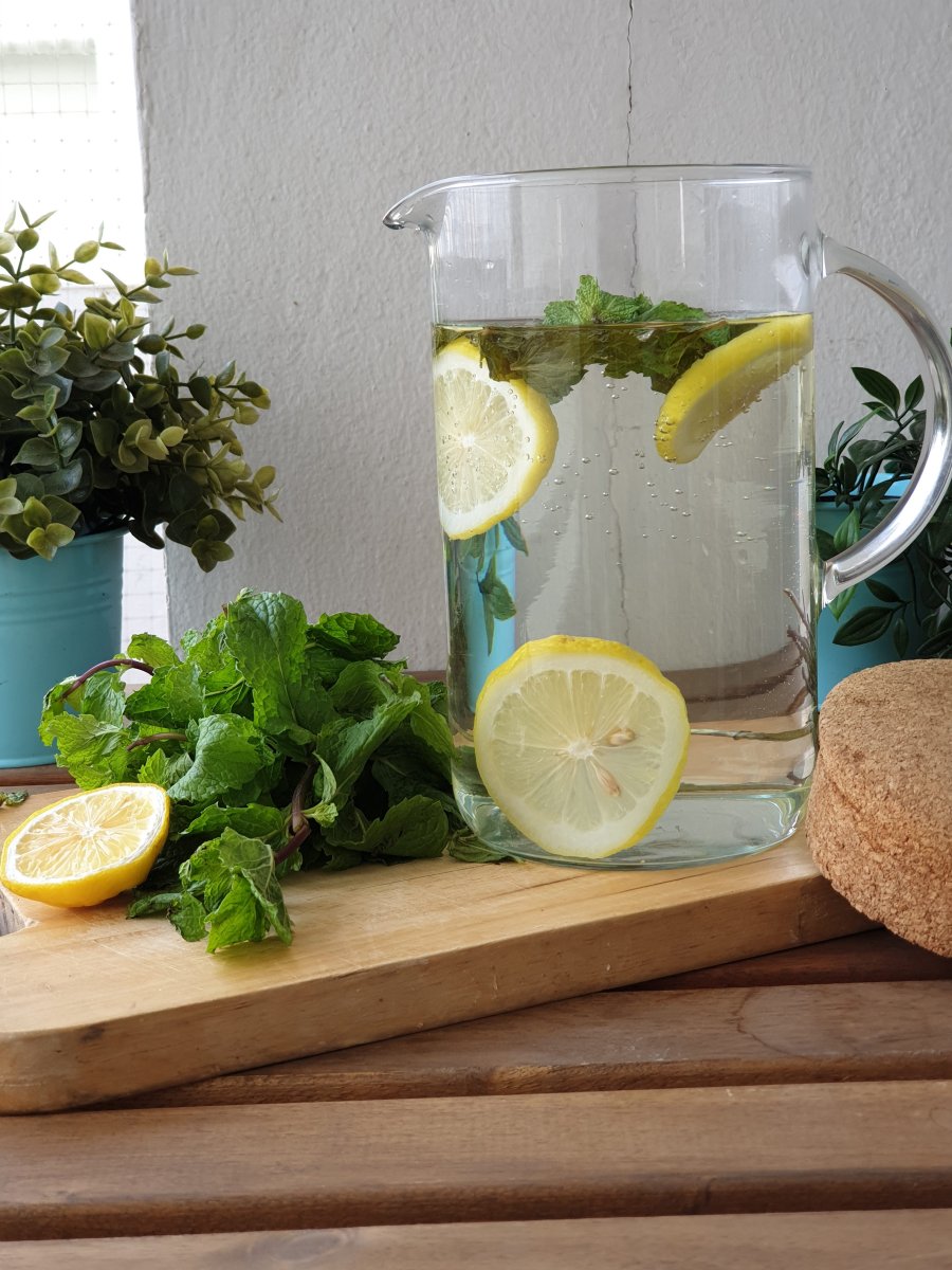 Infused Water: Lemon-Mint infused water – It's all HeartMade